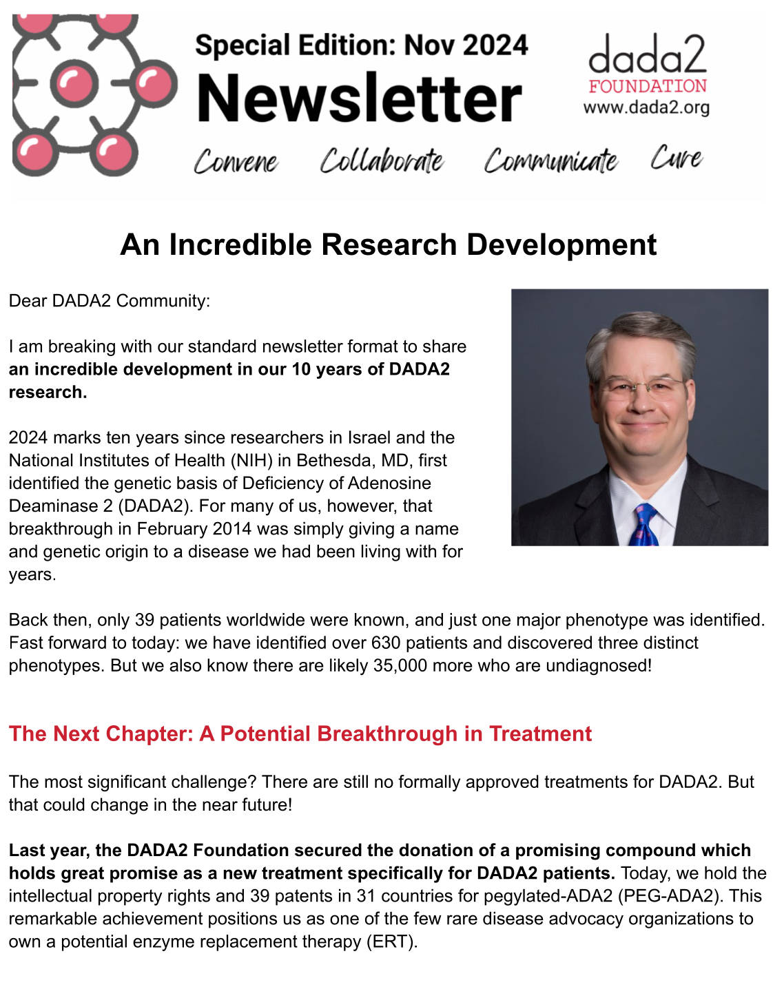 An Incredible New Development! | The DADA2 Foundation